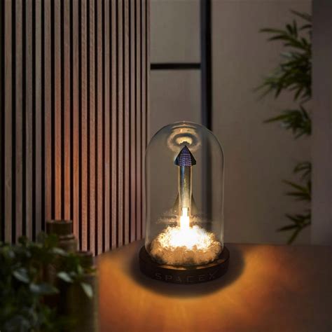 Spacex Starship Launch Diorama Desk Lamp Etsy