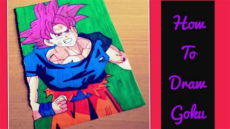 How To Draw Goku Step By Step Tutorial YouTube