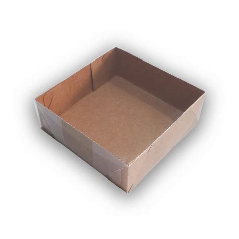 Caixa Kraft Para Presente 11x11x4 Cm 10 Unidades Kraft E Duplex