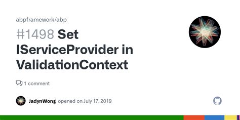 Set Iserviceprovider In Validationcontext · Issue 1498 · Abpframeworkabp · Github