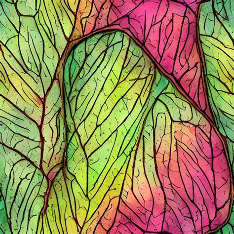 Detailed Colorful Leaf Texture Pictures