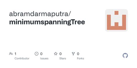 GitHub Abramdarmaputra MinimumspanningTree