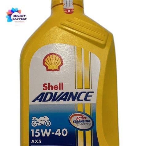 Oli Motor Shell Advance 4 T 15W 40 AX5 Premium Mineral 800ML Lazada