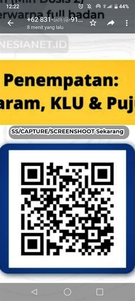Bagaimana Cara Scan QR Code Di HP Sendiri NesiaNet