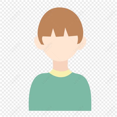 갈색 짧은 머리 잘 생긴 남자 일러스트 만화 캐릭터 아이콘남자들초록 Png 일러스트 무료 다운로드 Lovepik