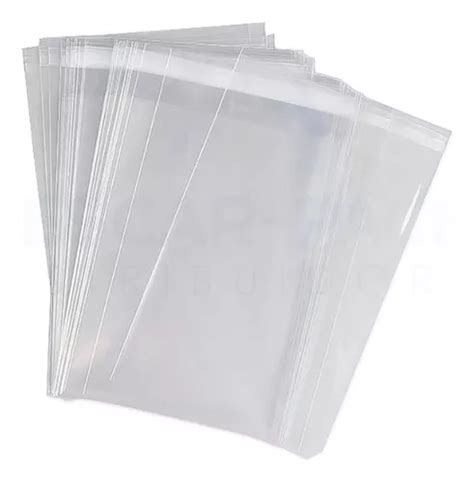100 Bolsas Polipropileno 35x45 5 Cierre Adhesivo 40 Mic