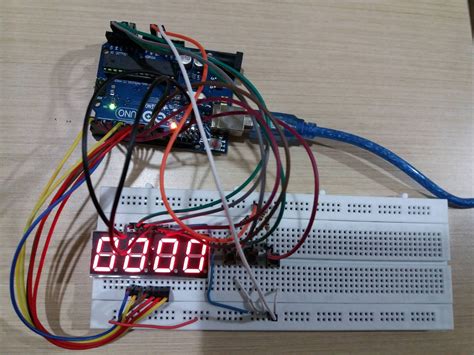 Jam Digital Dengan 4 Digit 7 Segment Bahasa Arduino