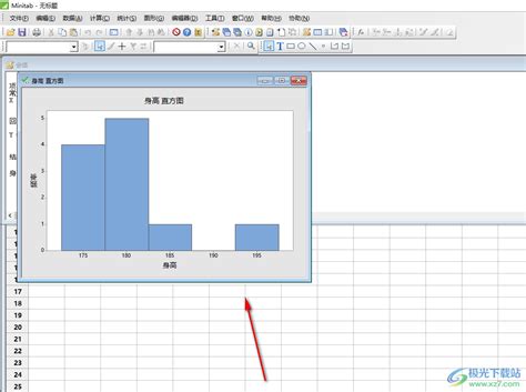 如何用minitab绘制直方图？ 用minitab17制作直方图的方法 极光下载站