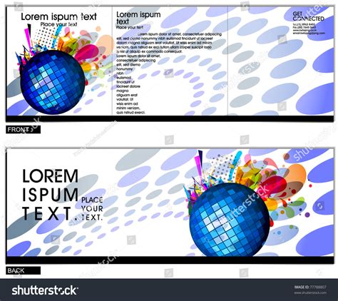 Modern Web Headers Template Editable Vector Stock Vector Royalty Free 77788807 Shutterstock
