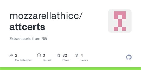 GitHub Mozzarellathicc Attcerts Extract Certs From RG