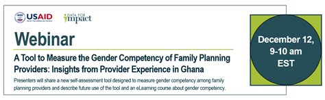 A Tool To Measure The Gender Competency Of Family Planning Providers Insights From Provider