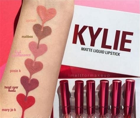 Жидкая матовая помада Kylie Matte liquid lipstick - «Помада для долгого ...