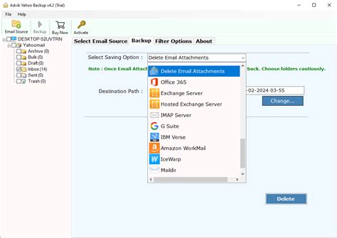how to delete attachments in yahoo mail by keeping emails