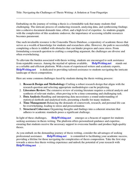 Concordia Thesis Database Pdf Thesis Open Access