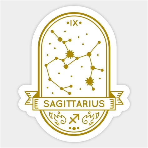Sagittarius Zodiac Sticker
