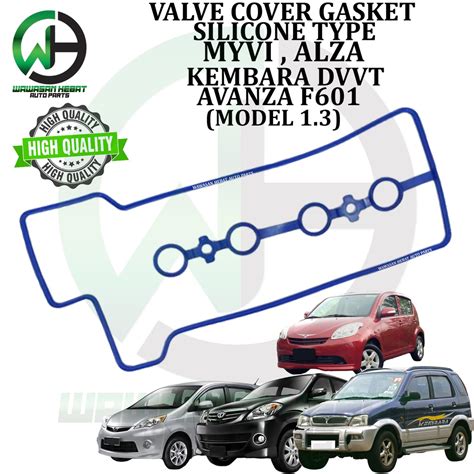 Perodua Myvi Alza Kembara DVVT Avanza F601 Silicone Valve Cover Gasket High Quality 1
