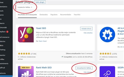 Instalacion Fallida Plugin En Wordpress Plugins Wordpress Foro Webempresa