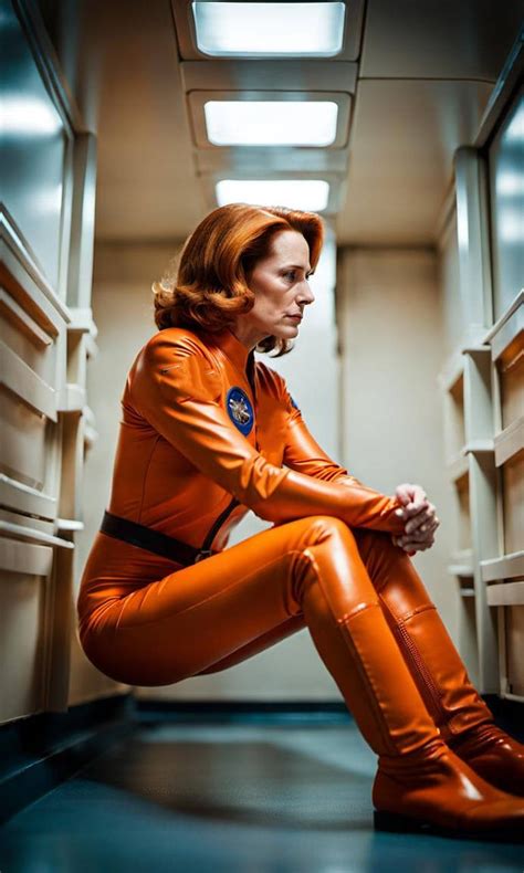 Dana Scully In Her Cell Zero Gravity On The Heo S By Husker On