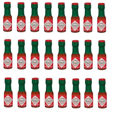 Tabasco Sauce Mini Hot Sauce Bottles 48 Pack Of Mini Hot Sauce Bottles