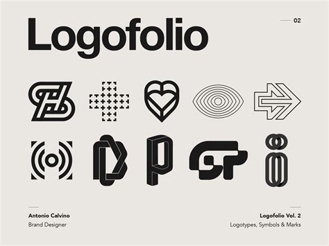 Logofolio Vol 2 By Antonio Calvino Branding Logo Design