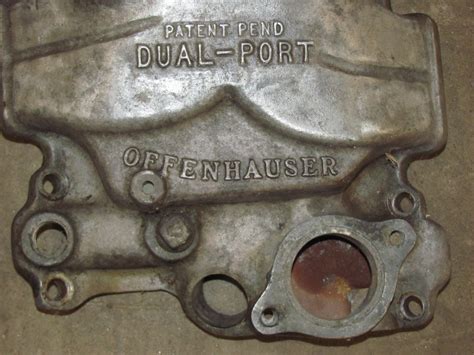 Vintage Offenhauser Dual Port Aluminum Intake Manifold Chevy 283 327 350 Offy EBay