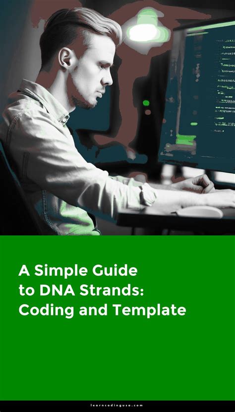 A Simple Guide To Dna Strands Coding And Template Coding Deoxyribonucleic Acid Genetic