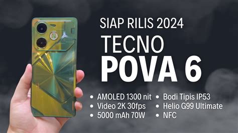 TECNO POVA 6 SIAP RILIS DI INDONESIA Bawa Beragam Peningkatan Di Sisi