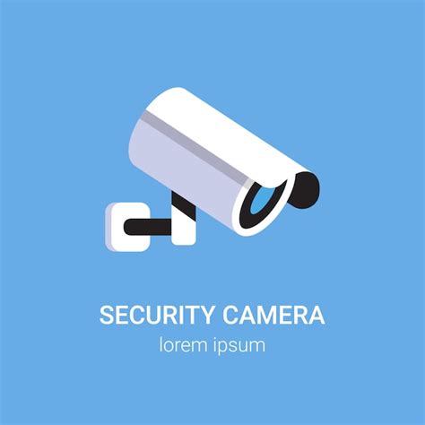 Premium Vector Cctv Surveillance System Security Camera