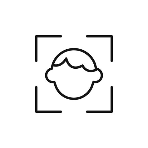 Face Detection Logo Sign Outline 47589146 Vector Art At Vecteezy