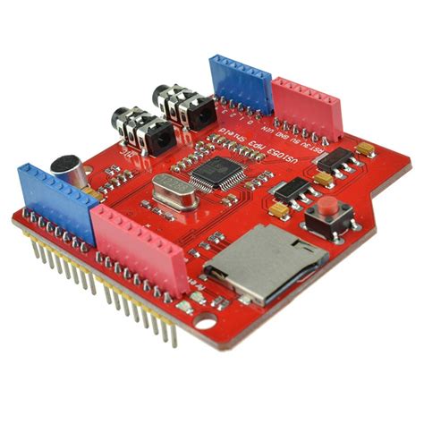 Stereo Audio MP3 Player Shield 5V Power