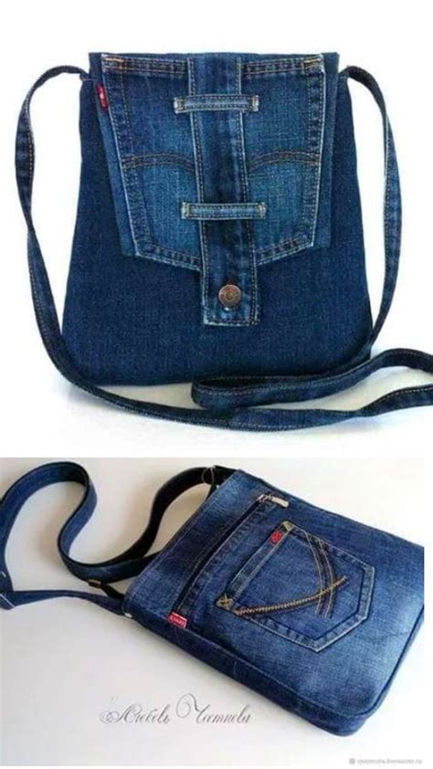 DIY Recycled Jean Cross Body Bag Is Super Creative To Get Full Use Of