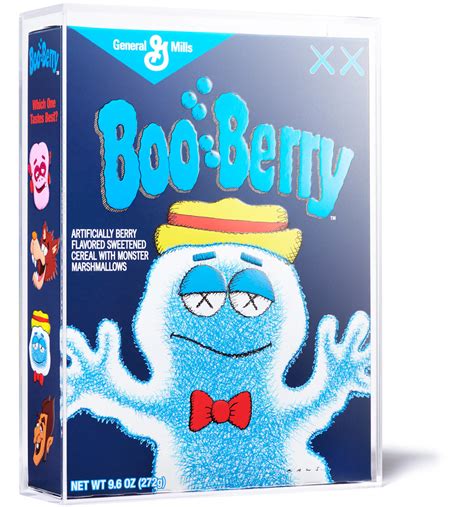 Kaws Monsters Boo Berry Cereal Limited Edition In Acrylic Case Not Fit