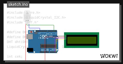 Dht I2c Wokwi ESP32 STM32 Arduino Simulator