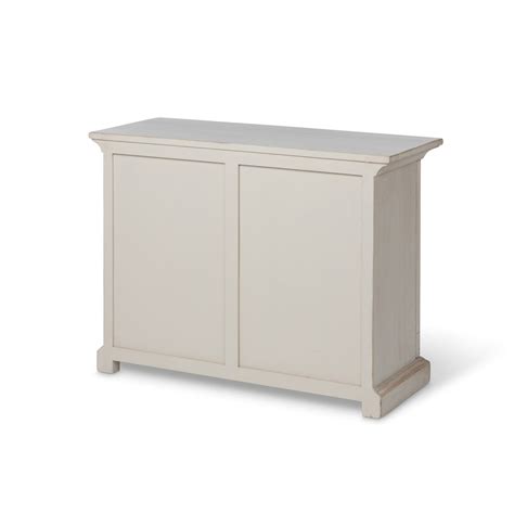 Adeline Wood Console With Glass Doors Bombay Mercantile