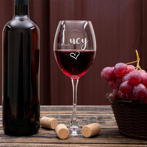 Personalised Engraved Wine Glasses Etched Wine Glass 21st Etsy