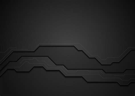 Black Tech Geometric Concept Background 26531639 Vector Art At Vecteezy