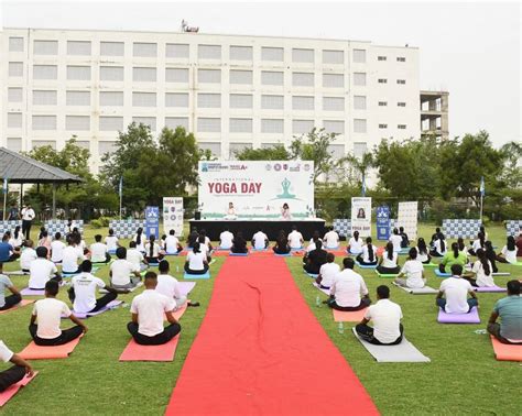 Kawardeep Singh On Linkedin International Yoga Day Celebrated At Cgc Jhanjeri