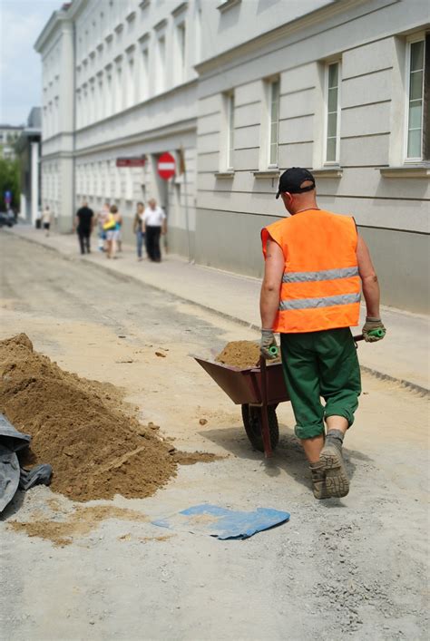 Free Images People Street Building Asphalt Construction Repair