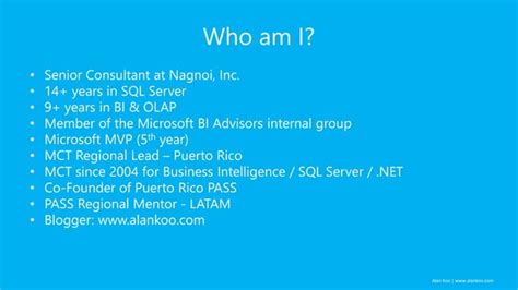 Multidimensional Models With Analysis Services 2014 Ppt