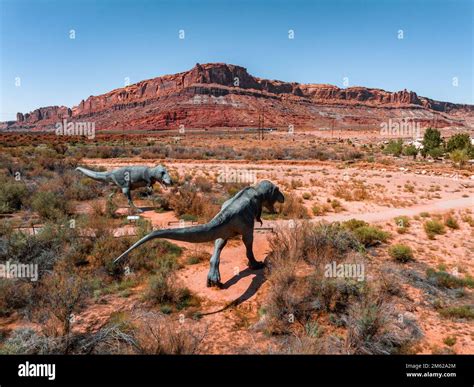 Allosaurus Fragilis As Well As Tyrannosaurus Rex Or T Eex Dinosaurs In