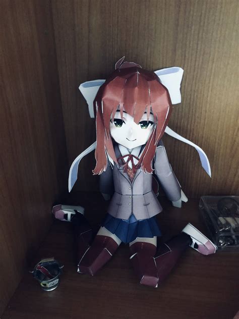 Ddlc Papercaft Monika By Alicedickens On Deviantart
