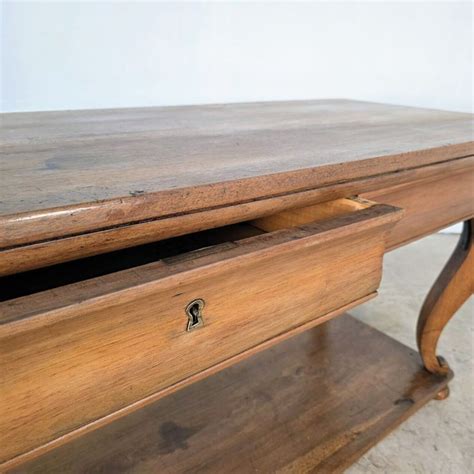 Table De Soyeux En Noyer Dépoque Restauration Selency