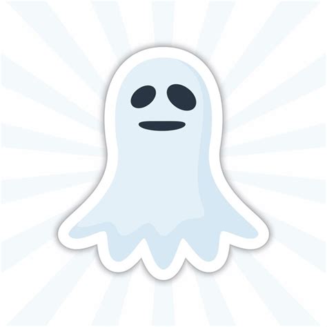 Premium Vector Note Sticker With Ghost Vector