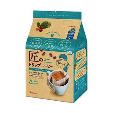 片岡物産 匠のドリップコーヒー リッチブレンド 10p【6個セット】の通販はau Pay マーケット サンドラッグcom Au