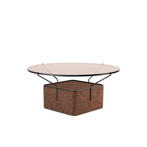 Materials Assemble Frame Low Table Blackcork