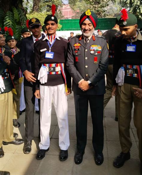 Republic Day 2024 Parade Participation By Naval Cadet Krishnakanth Of