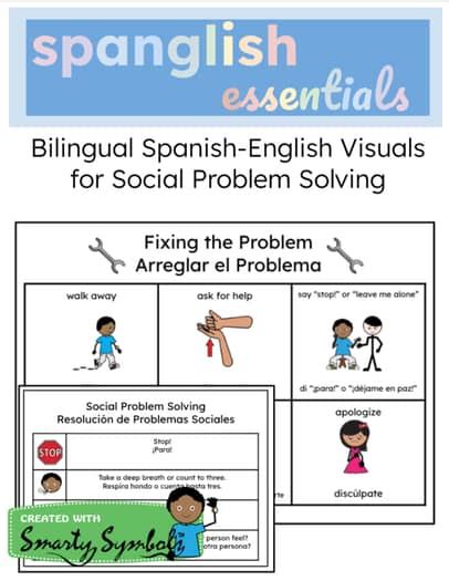 Bilingual Spanish English Social Problem Solving Visuals Tpt