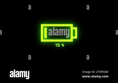 Animated Digital Battery Loading Animation Of A Digital Smartphone Or Computer Device Battery