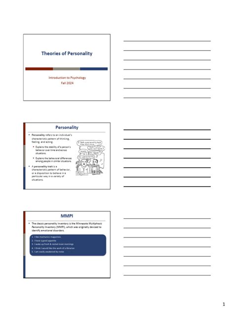 Lecture 13 Theories Of Personality Pdf Id Unconscious Mind