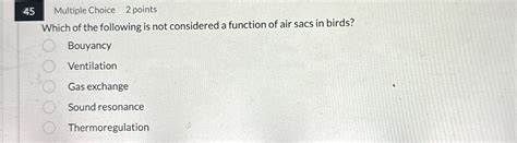 Solved Multiple Choice Pointswhich Of The Following Is Chegg